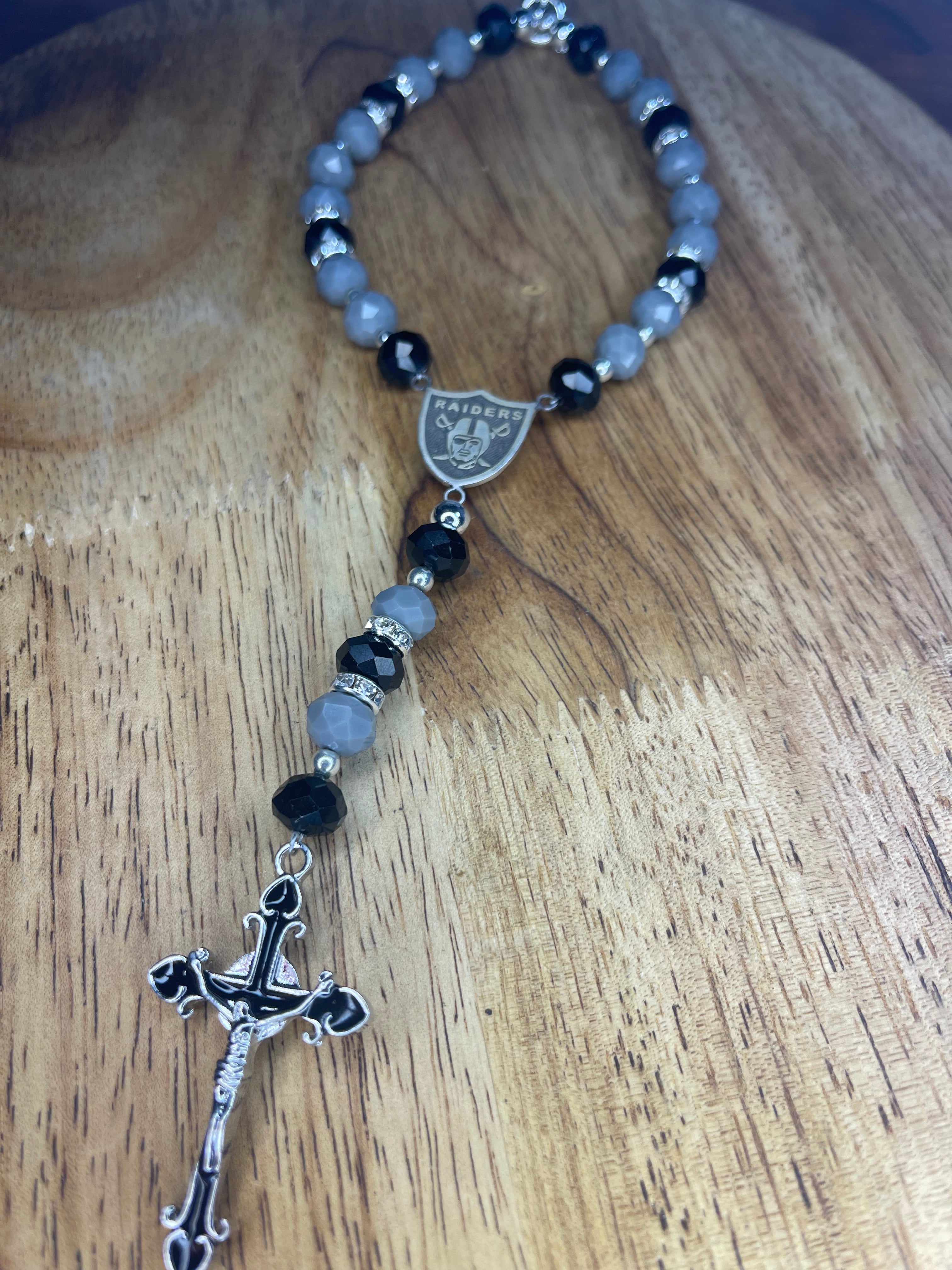 Raiders Shield Rosary – Beautiful Blessings Rosaries